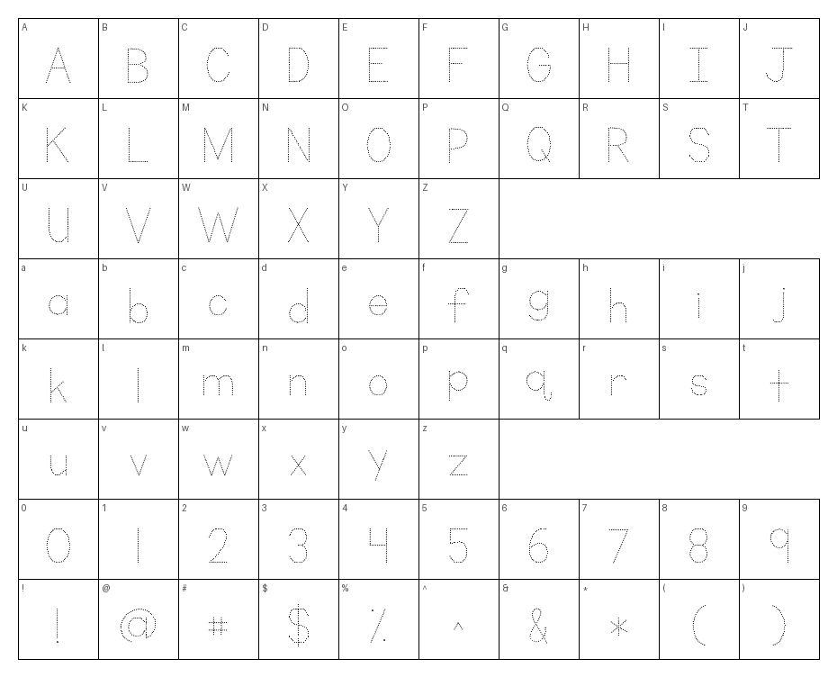KG Primary Dots | freefontshare